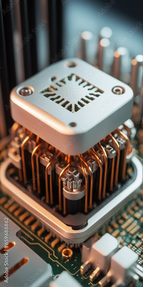 Abstract tech background illustrating Quantum Computing and Processor ... Abstract tech background illustrating Quantum Computing and Processor ...