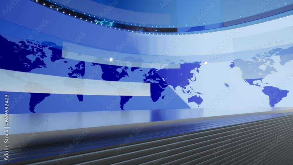 World Map background. news Studio Background for news report and ...