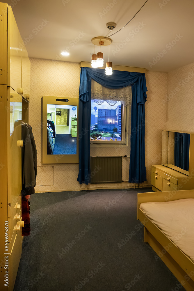 DDR Museum or GDR Museum (2006) located at the river Spree, opposite ...