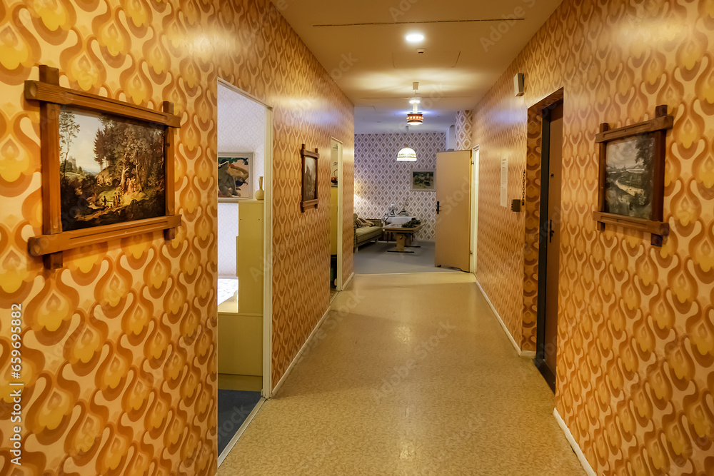 DDR Museum or GDR Museum (2006) located at the river Spree, opposite ...