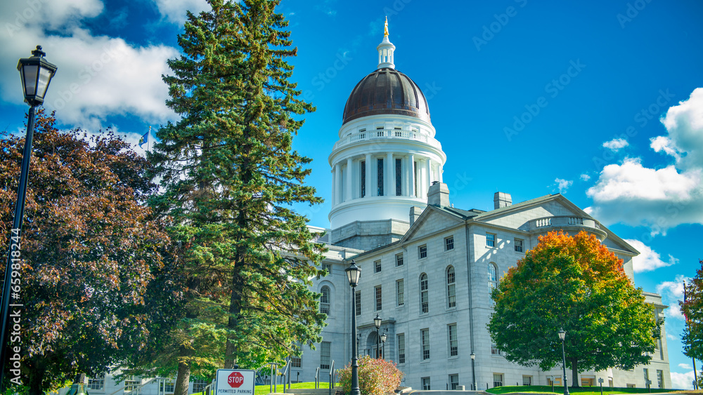 Maine State House is the capitol building of Maine in historic downtown ...