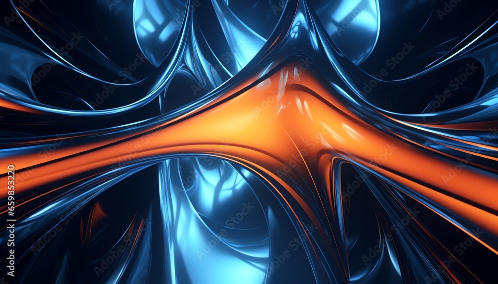 Wavy abstract background, layered background, liquid flow background ...