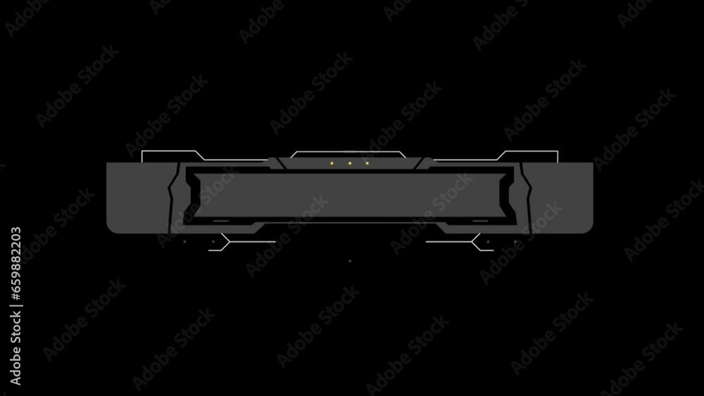 Vidéo Stock PNG Alpha. HUD User Interface template. Viewfinder ...