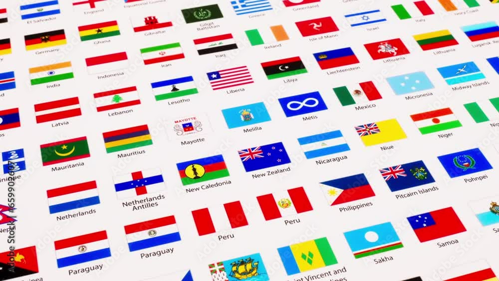 An illustration chart or poster in a diagonal position revealing ...