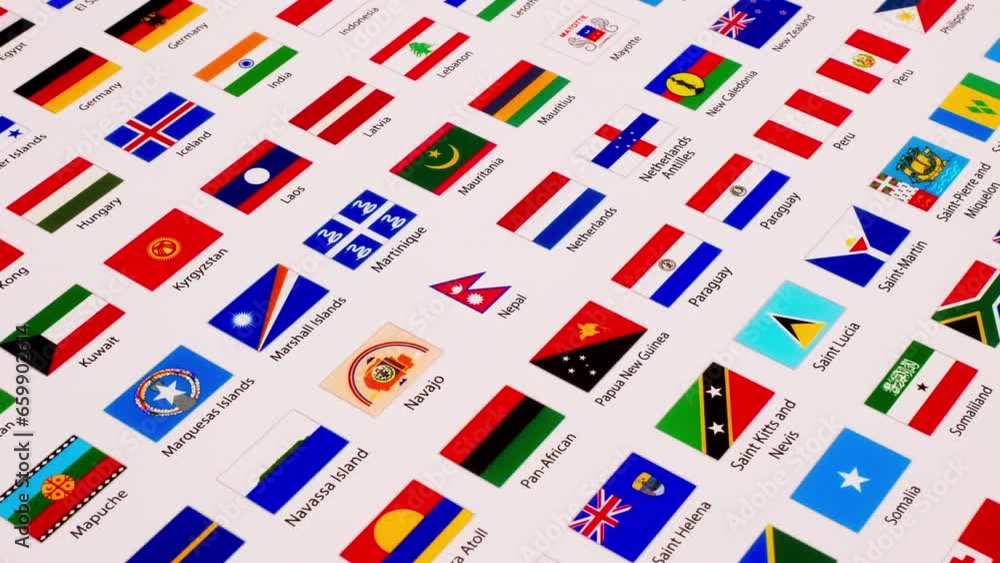 An illustration chart or poster in a diagonal position revealing ...