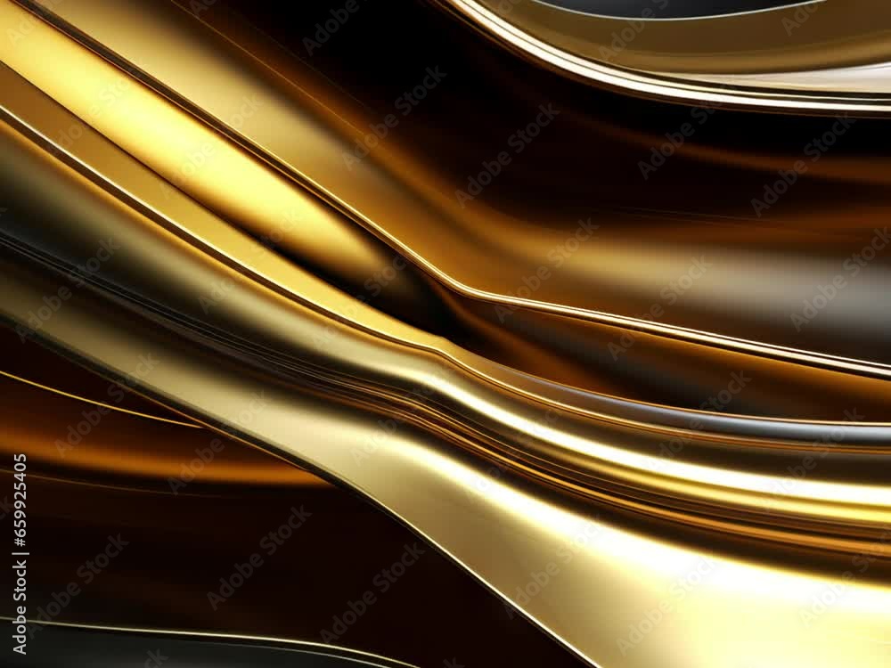 Abstract metallic gold chrome formation background. Background for ...