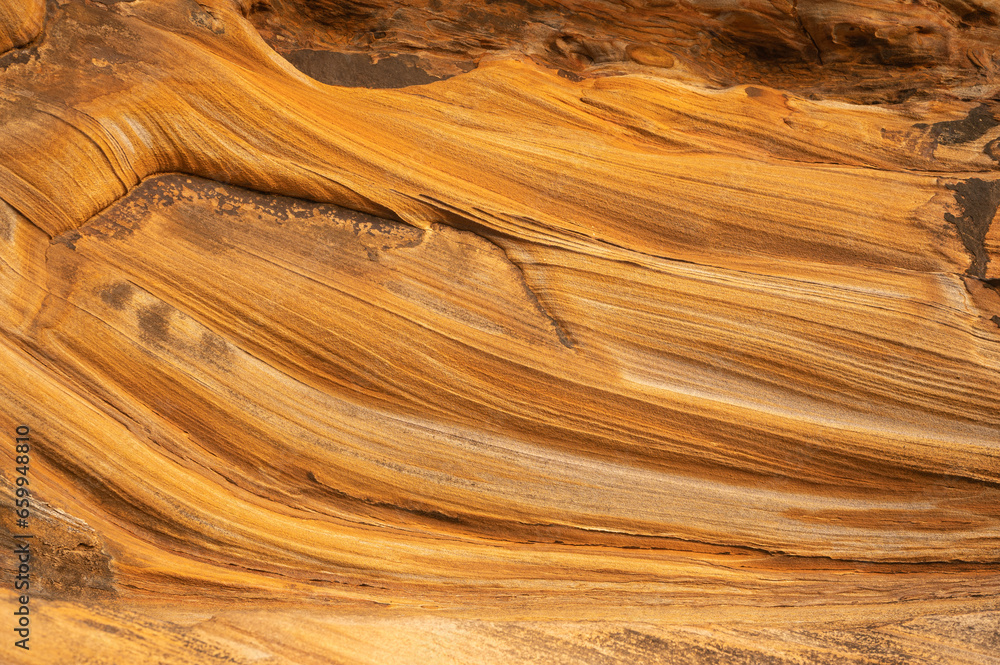Full frame of sandstone rock pattern, Rock formation, natural of sand ...