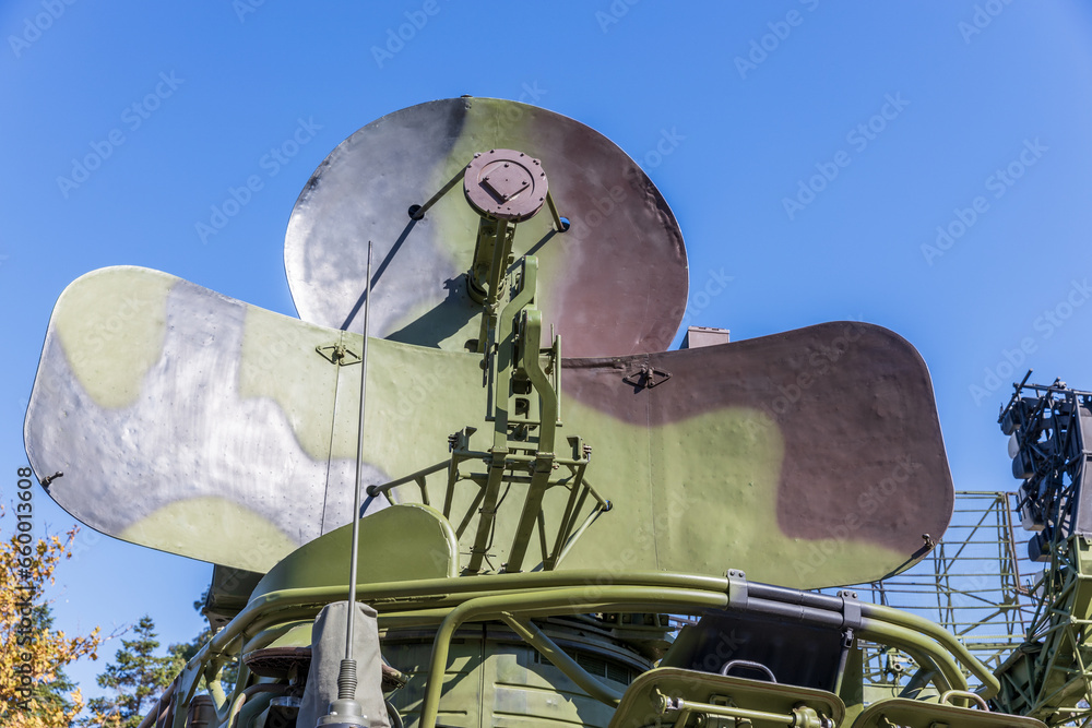 Two radar station – a target acquisition and distribution radar part of ...