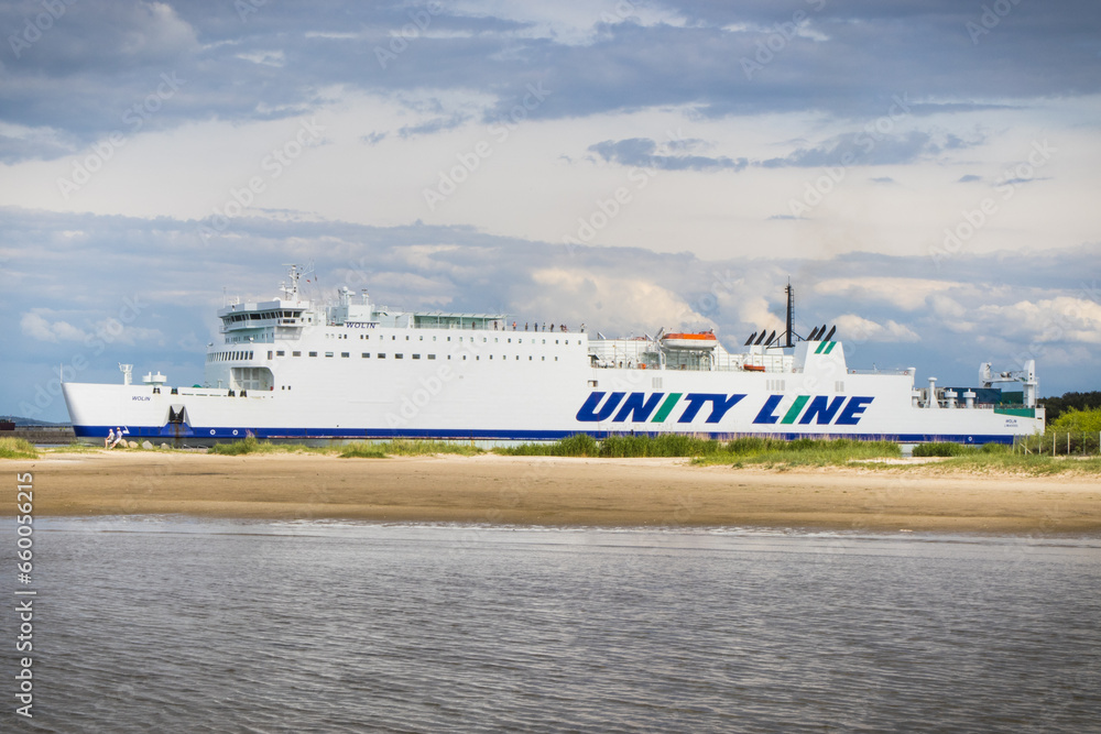 Swinoujscie, West Pomeranian - Poland - June 7, 2022: Passengers and ...