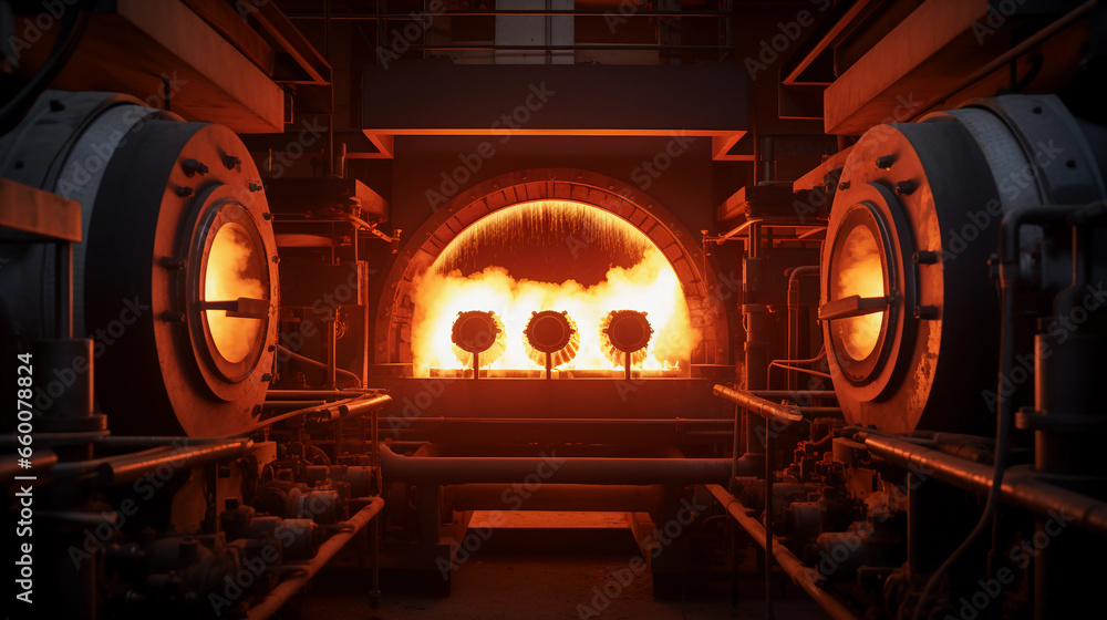 a gas - fired kiln, focusing on the intricacies of the burner and ...