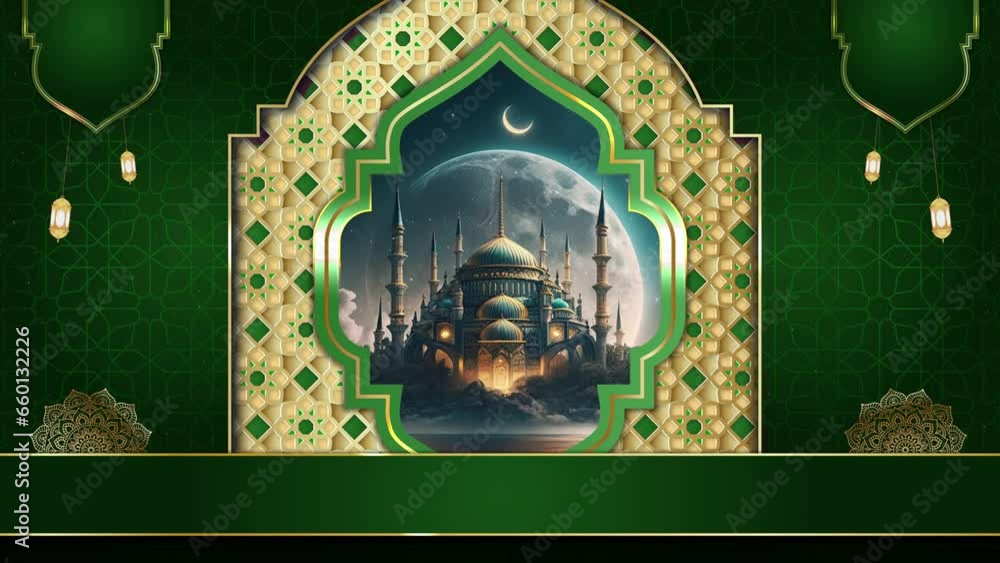 islamic background , muslim mosque , islamic design video wallpaper, 4K ...
