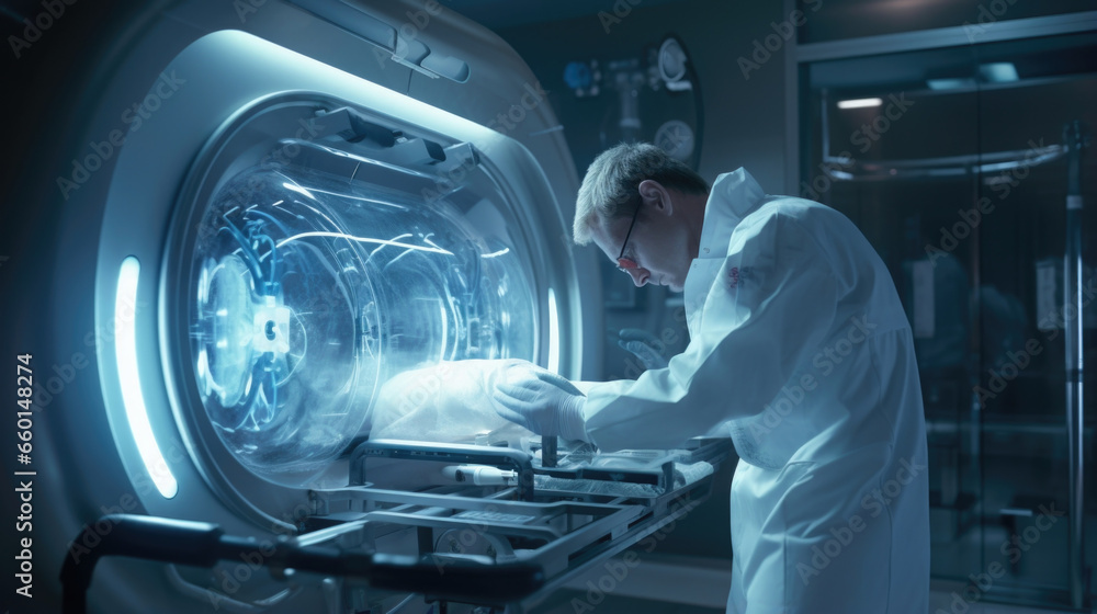 Future of cryonics depicted through the eyes of a technician, who ...