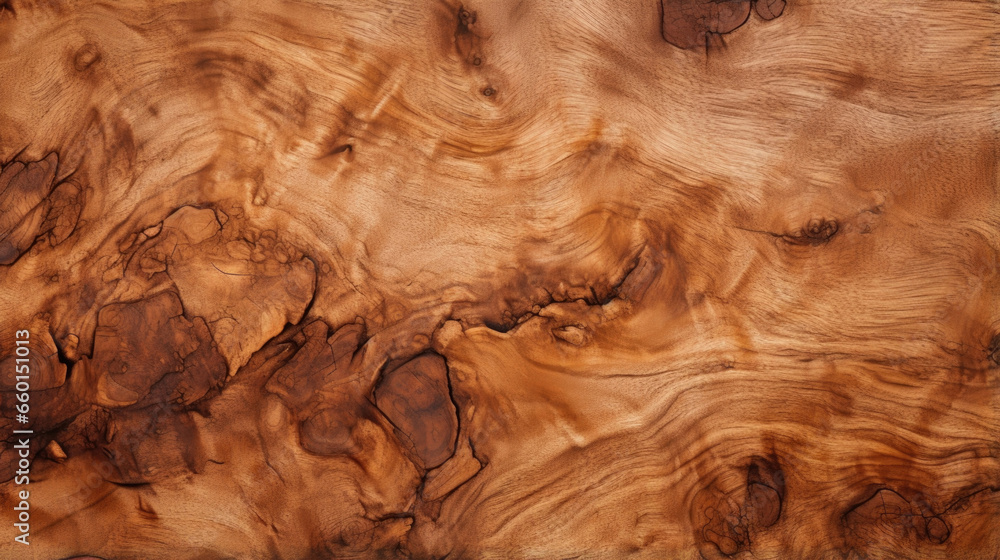 Texture of Burl Wood Rough and uneven, with uneven bumps and ridges ...