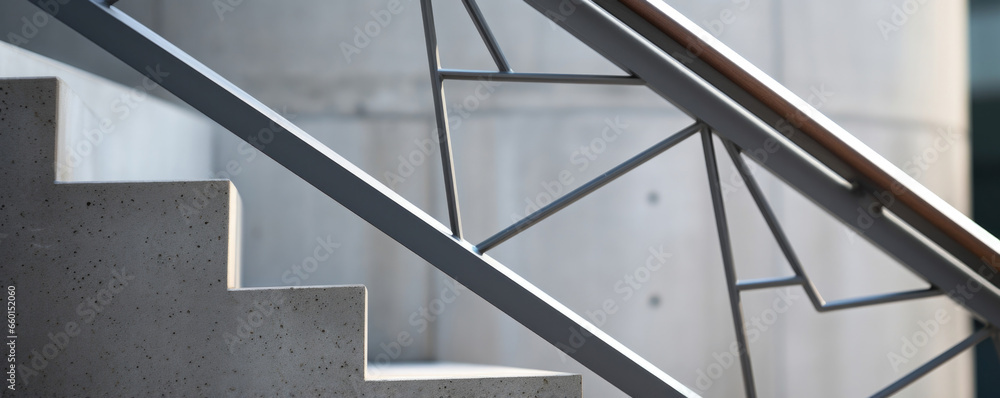 Texture of Steel Handrail with Angled Design This texture features a ...