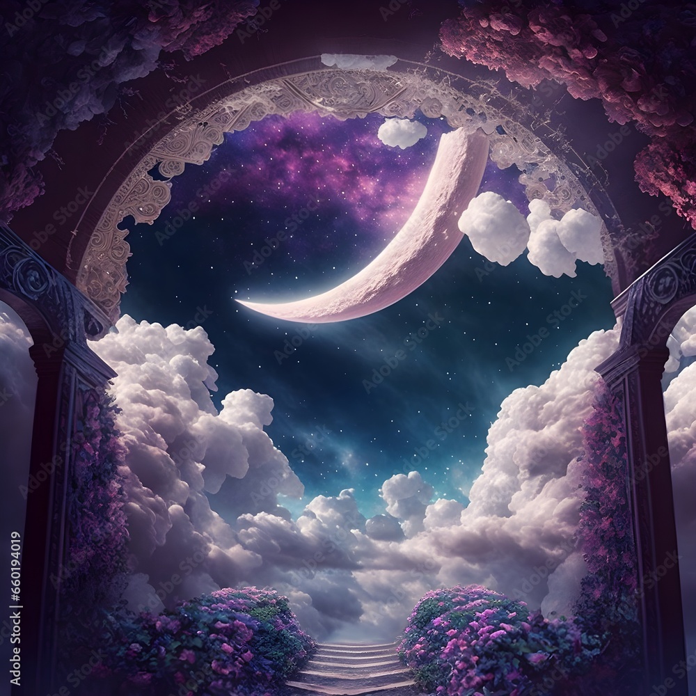 Ilustracja Stock: a possible scenario in the dream a dreamful lane ...
