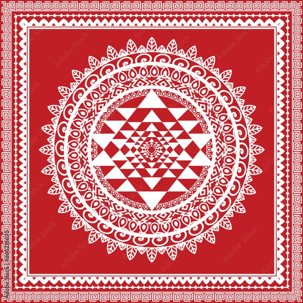 Aipan art traditional folk art, Maa laxmi footprint graphic with ...