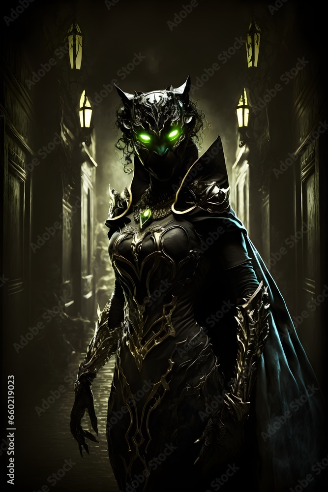 transmogrified bipedal humanoid beautiful regal female panther queen ...
