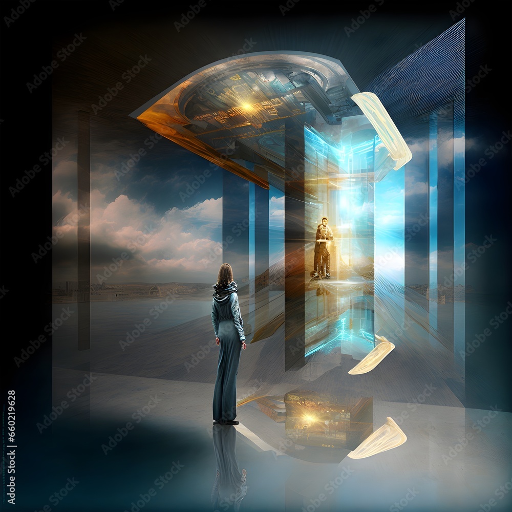 dream of the future as a hologram prophetic vision award winning design ...