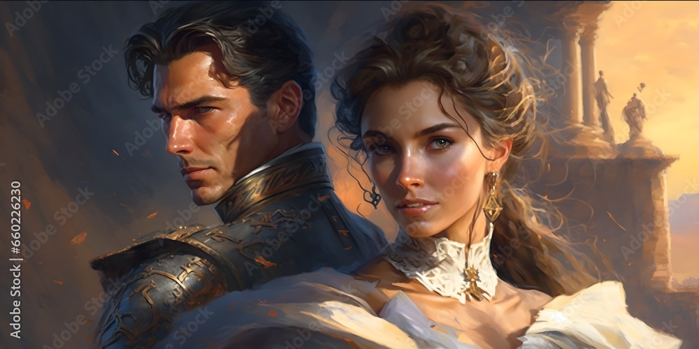 a beautiful Spanish princess and a handsome spaniard very masculine ...