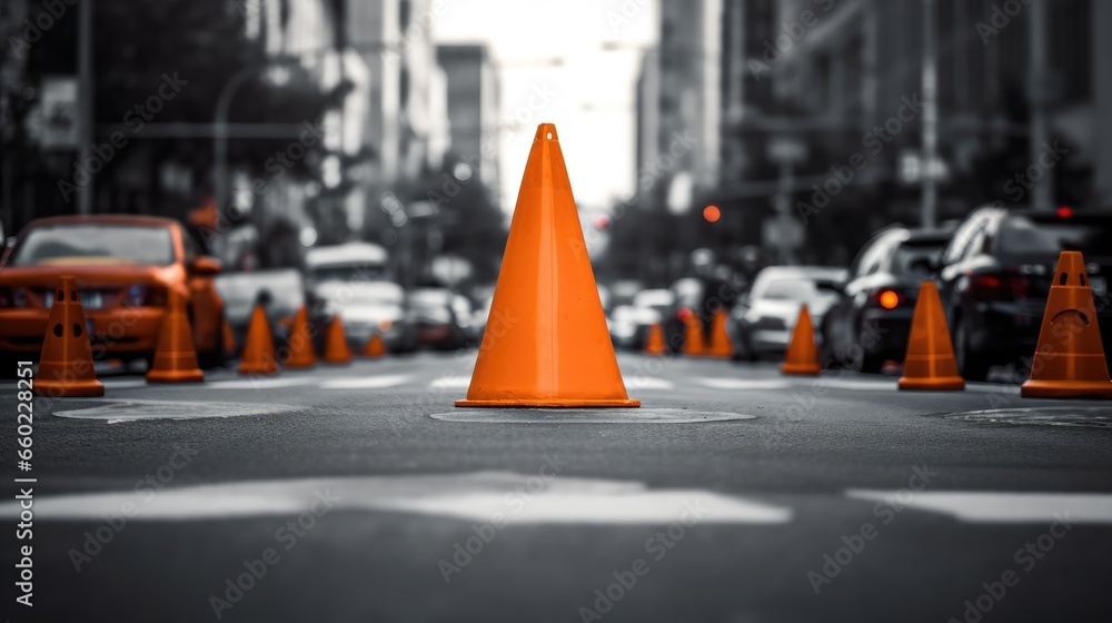 Road Work Ahead: Unraveling the Story Behind a Traffic Cone in the ...