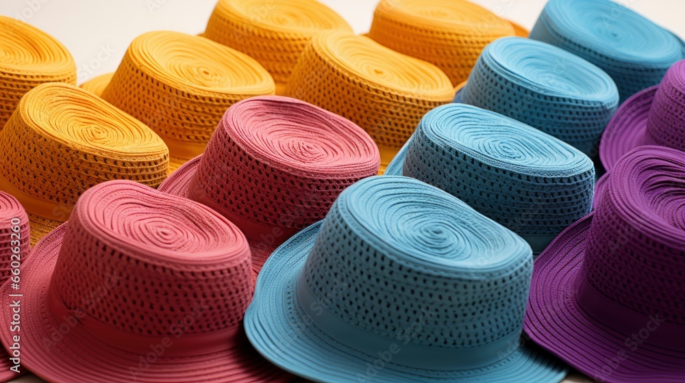 Colorful Pilgrim bonnets on white background ,Desktop Wallpaper ...