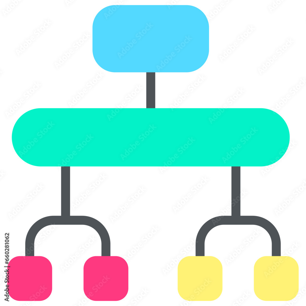 Vector Icon Hierarchy, Classification, Diagram, Hierarchical Structure ... Vector Icon Hierarchy, Classification, Diagram, Hierarchical Structure ...