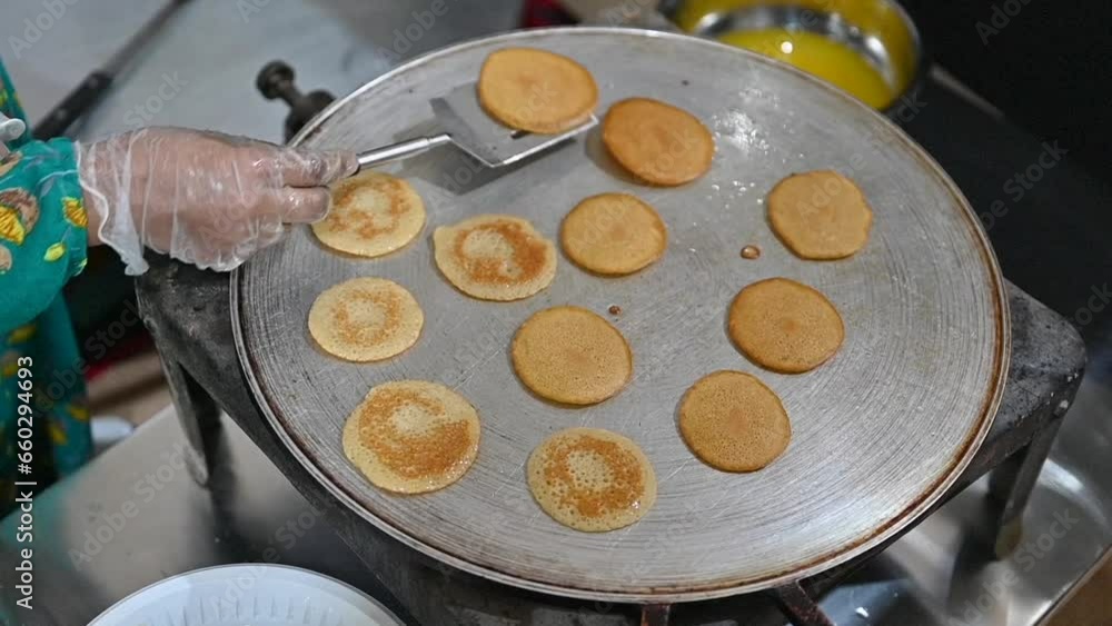 A mini pancake-like Arabic dish called Chabab which is an Emirati ...
