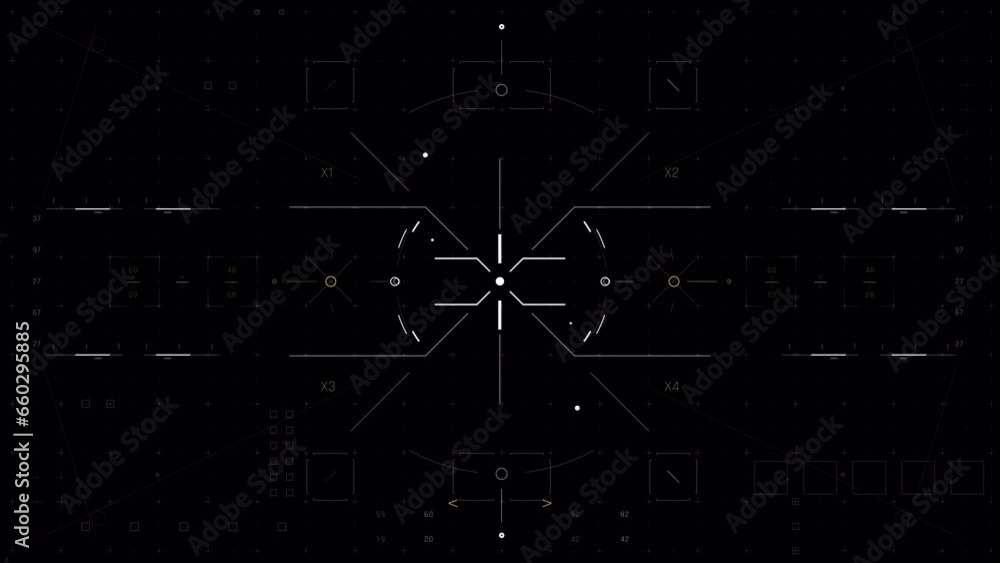 Drone interface, technology layout, loading bars, digital meters, data ...