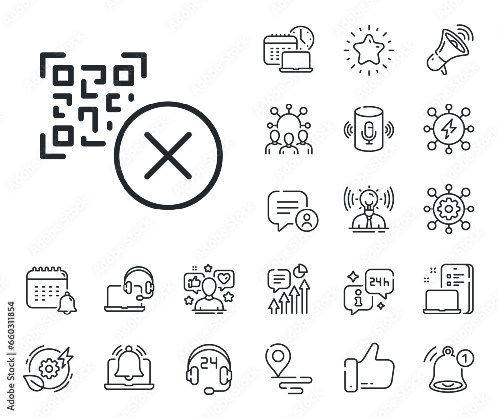 Vetor de Scan barcode sign. Place location, technology and smart ...