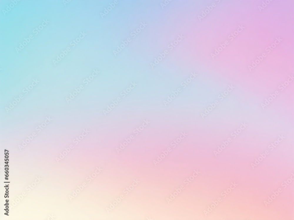 Pastel color gradient background. A vibrant and whimsical rainbow blur ...