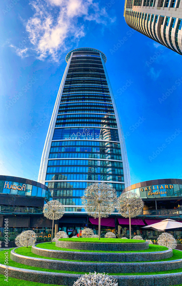 Istanbul, Turkey - May 19, 2023: Emaar Square Mall, Uskudar. Emaar ...