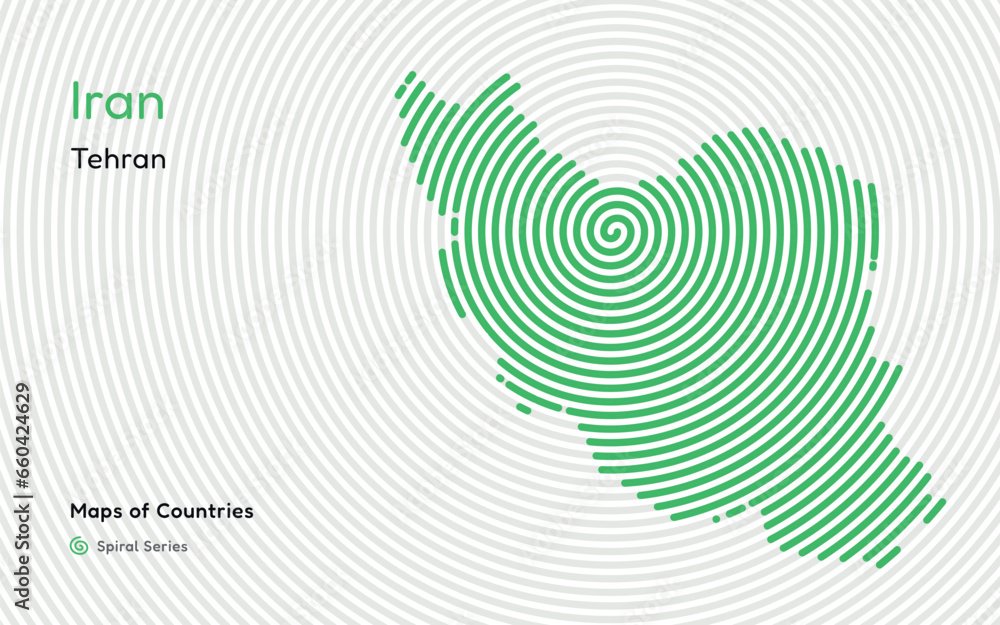 Creative map of Iran, Political map. Tehran. Capital. World Countries ...