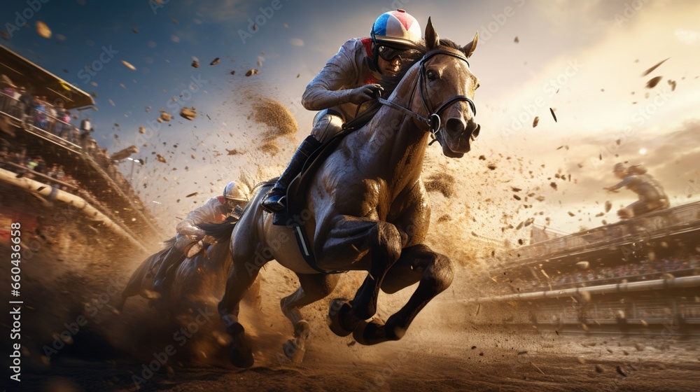 Experience the thrill of horse racing in a hyper-realistic virtual ...