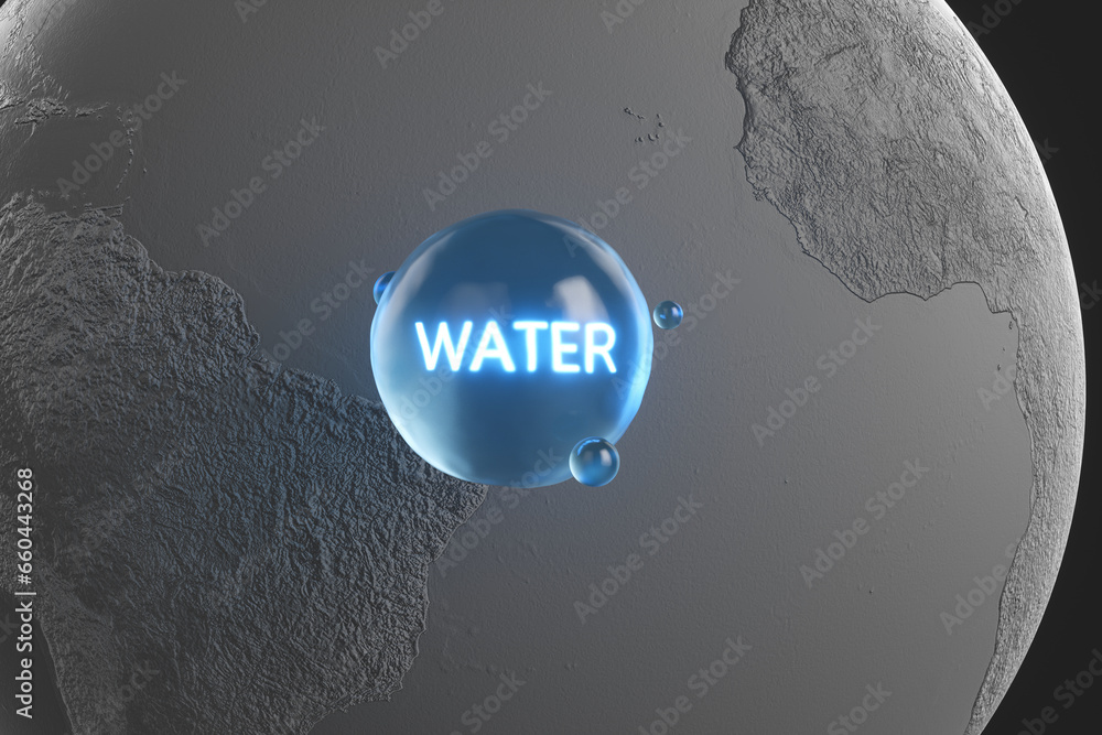 The ratio of the size of land and the amount of water of all oceans on ...