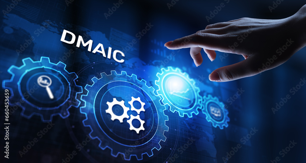 DMAIC Define Measure Analyze Improve Control Industrial business ...