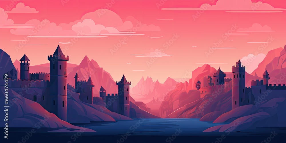 Animated Vector Based Medieval Background Texture - Medieval Animation ...