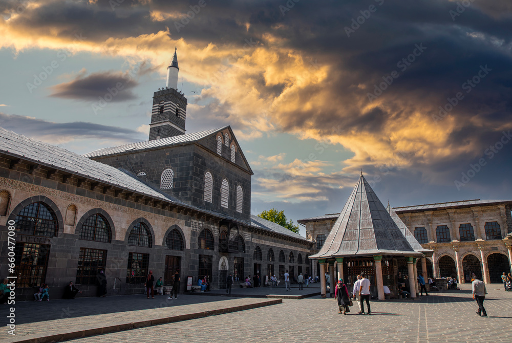 The Grand Mosque in the Turkey at Diyarbakır is among the most ...