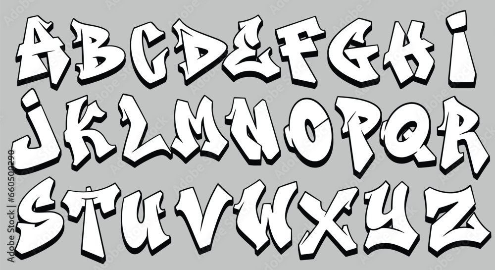 vector set dripping font alphabet lettering Stock Vector | Adobe Stock