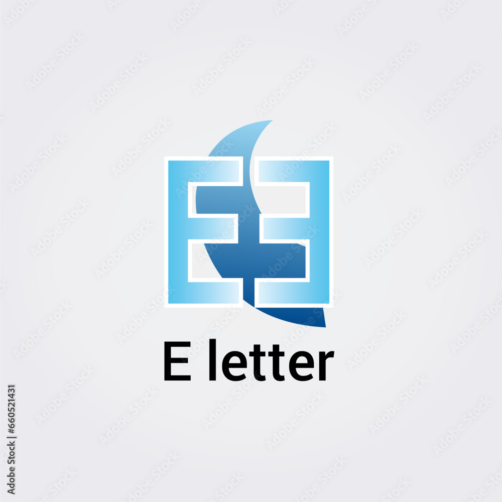 Icone Lettre E pour Design Logos, Symbole, Illustration Pictogramme ...