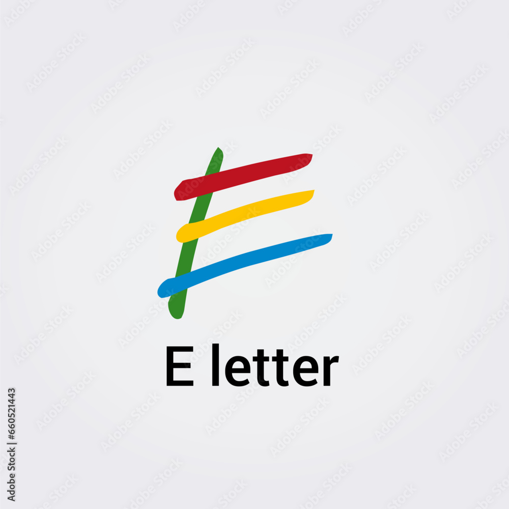 Icone Lettre E pour Design Logos, Symbole, Illustration Pictogramme ...