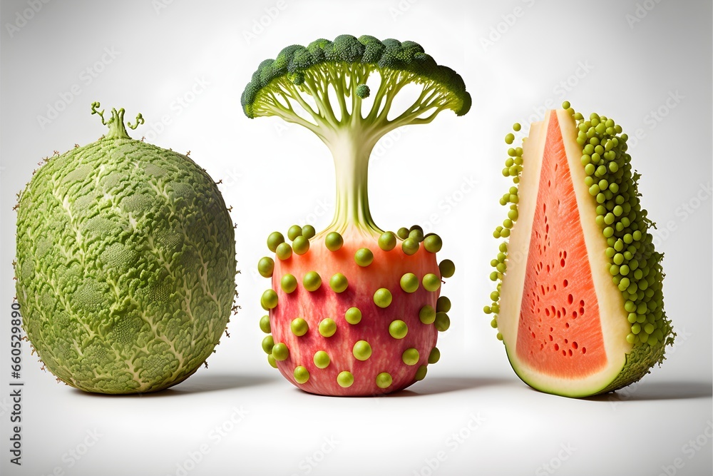 the evolution of a crown of broccoli into a watermelon stages of ...