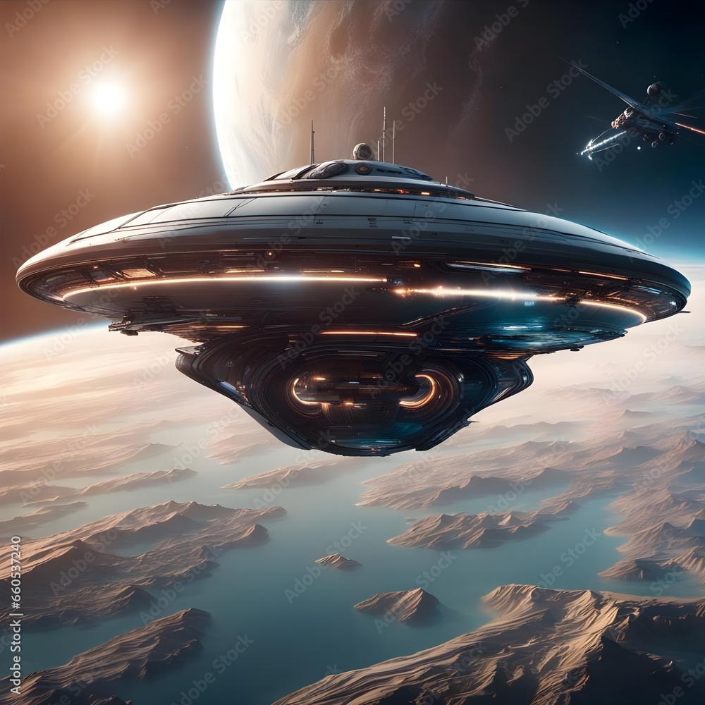 In this mesmerizing AI-crafted image, we are transported to the cusp of ...