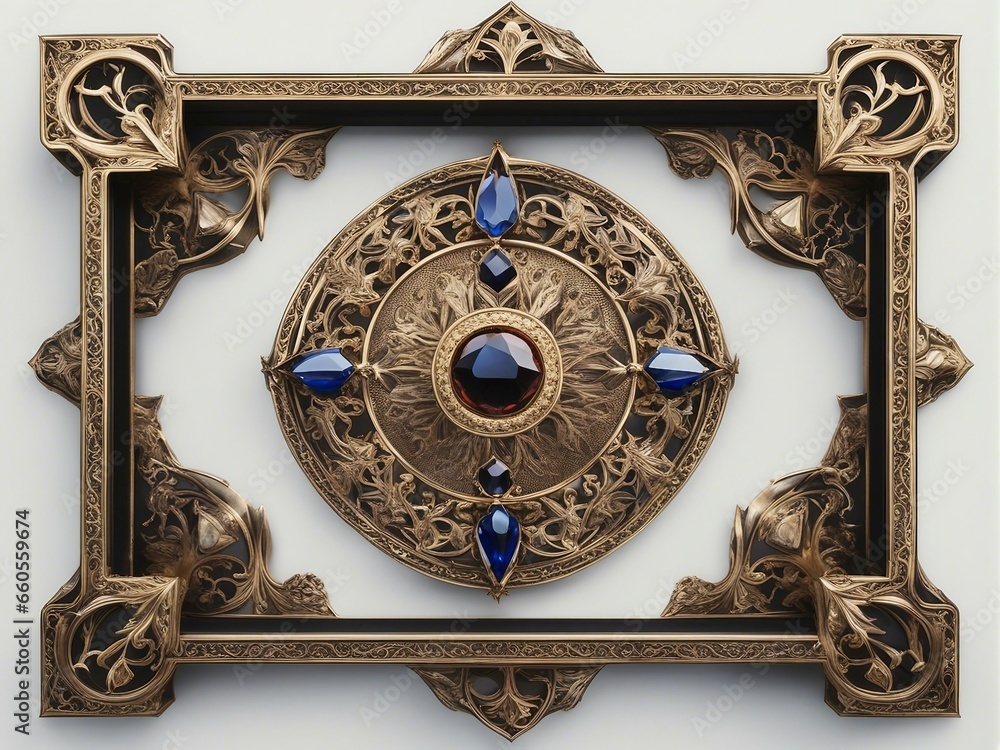 medieval banner,fantasy banner, medieval frame design for fantasy games ...