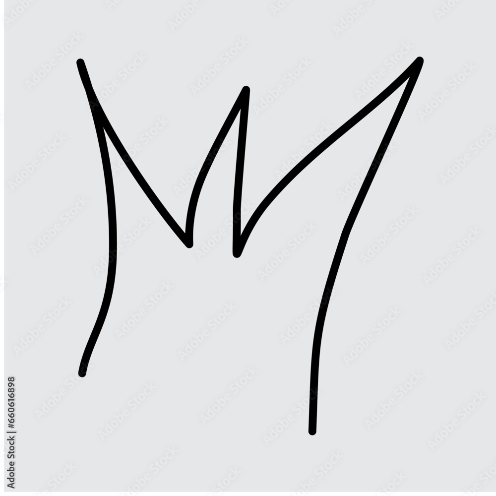 Vector set of hand-drawn cute cartoony expression sign doodle line ...