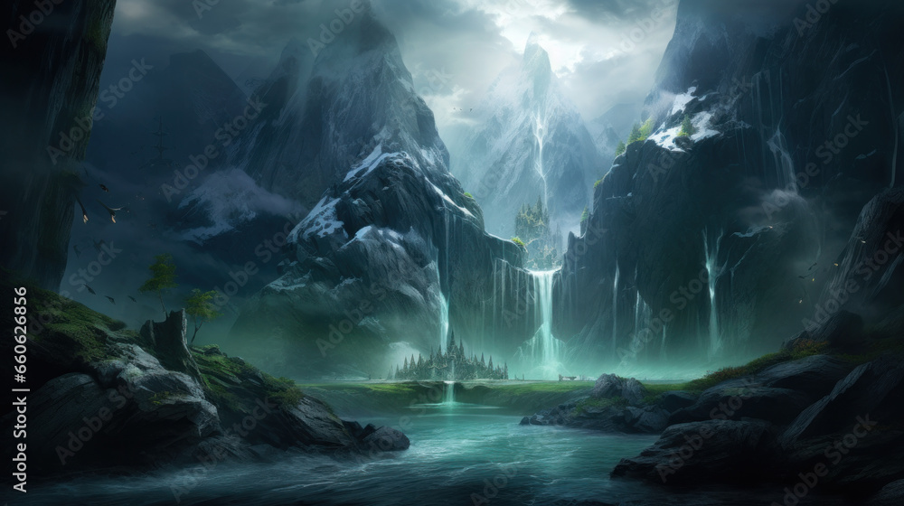 Jotunheim Realm of the Giants Of The Fantasy Norse Mythology And Viking ...