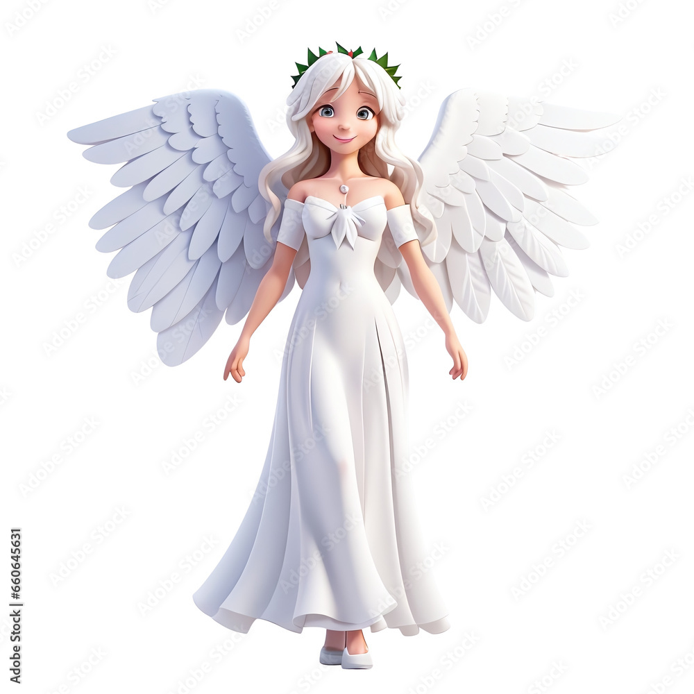 Religious Christian Angel with Wings Svg & Png , retro christmas svg ...