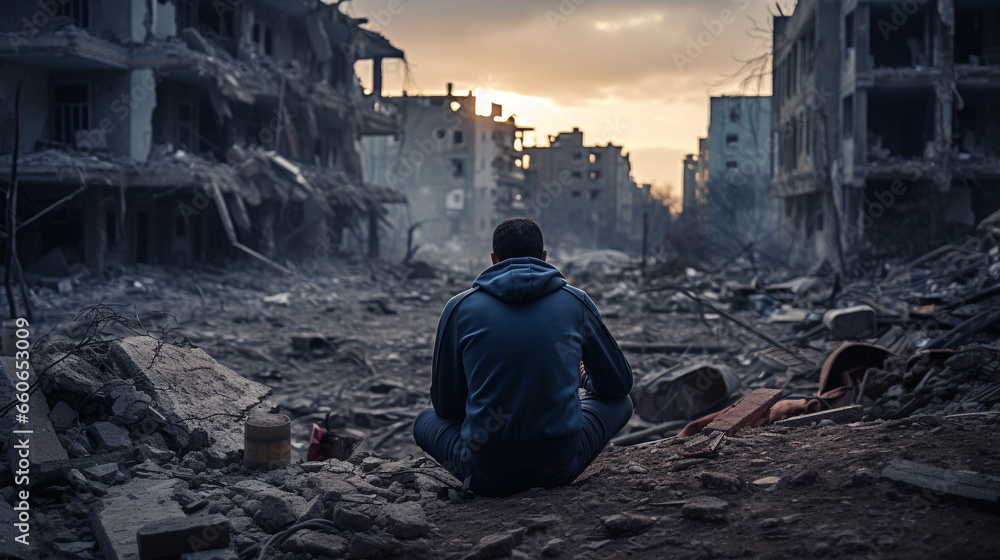 Rebuilding Lives: A Devastated Man's Urban Journey after bombing ...