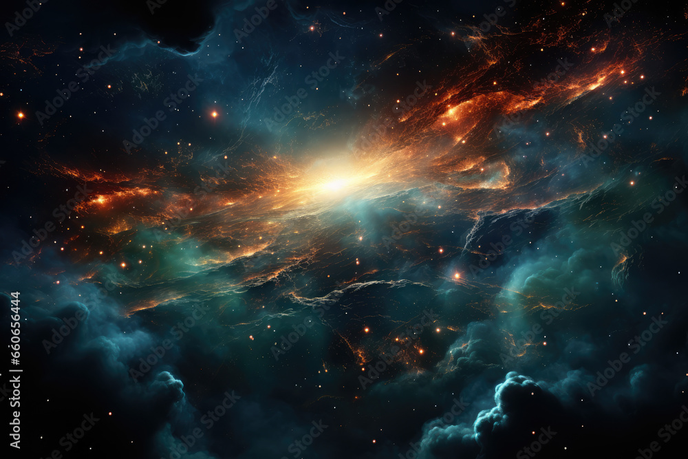 An endless cosmic expanse, where universes with unique laws of physics ...