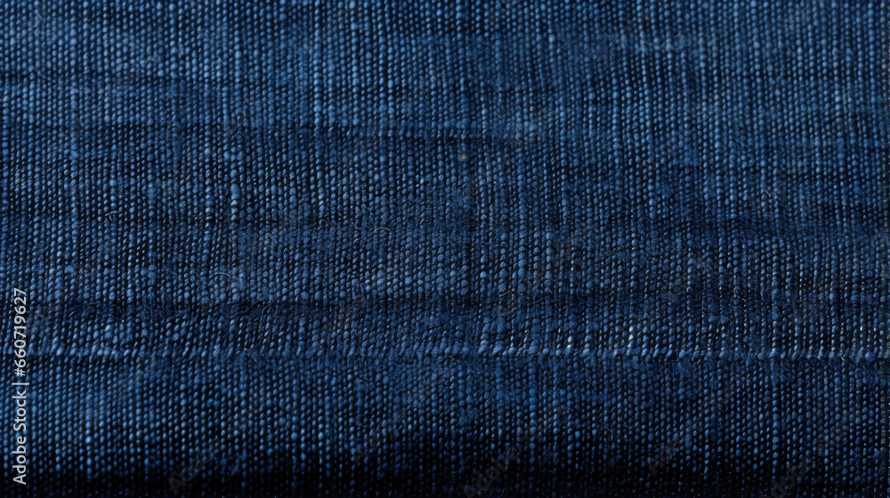 Closeup of Raw Denim This fabric has not undergone any prewashing ...