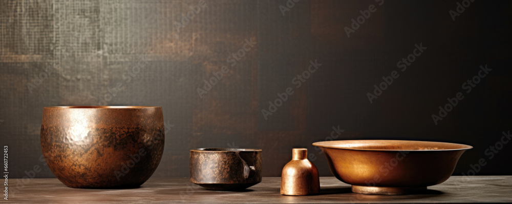 Foto de Texture of burnished bronze showcases a warm, earthy color ...